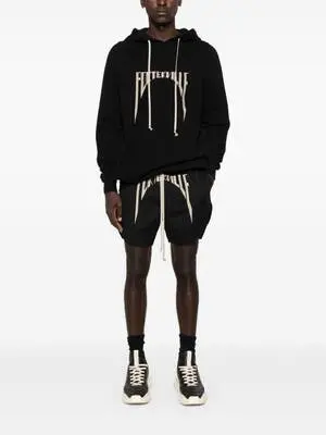 Rick Owens Motif-embroidered Track Shorts