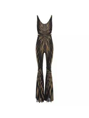 Roberto Cavalli Abstract Pattern Knit Jumpsuit