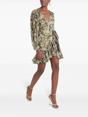 TEMPERLEY LONDON Silvana Mini Dress - Green