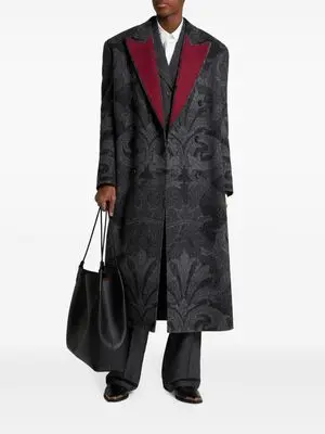 Etro Patterned Jacquard Wool Jacket