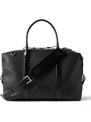 TOM FORD Pebble-grain Leather Holdall - Black