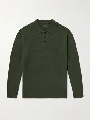 Beams Long Sleeve Polos For Men