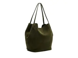 Madewell Suede Soft Grain Shopper Shoulder Handbag