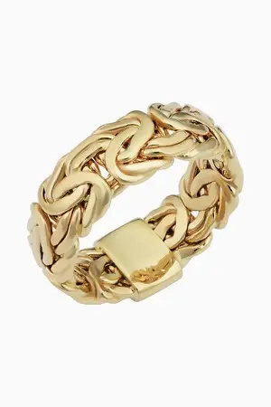 ORADINA 14k Byzantine Band Ring - Yellow Gold