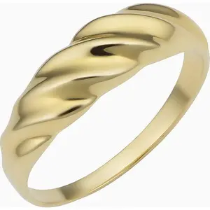 ORADINA 10k Retro Dome Ring - Yellow Gold