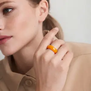 SEREE Mandarin Resin Ring