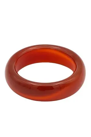 SEREE Persimmon Agate Gemstone Ring