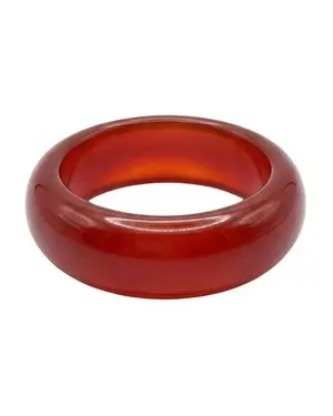 SEREE Agate Band Ring - Red