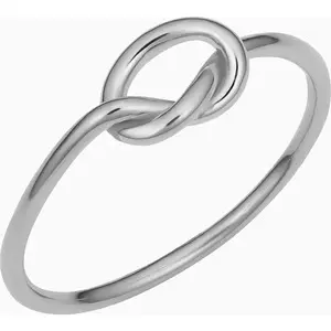 ORADINA 14k Verona Knot Ring - White Gold
