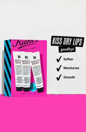 KIEHL'S SINCE 1851 Lip Balm #1 Trio Set $44 Value