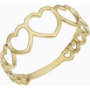 ORADINA 14k Heart Ring - Yellow Gold