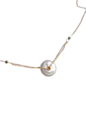 SEREE Mabel Pearl Pendant Necklace