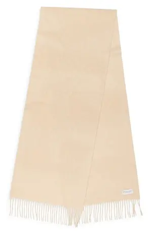 Johnstons Of Elgin Cashmere Fringe Scarf - Blonde