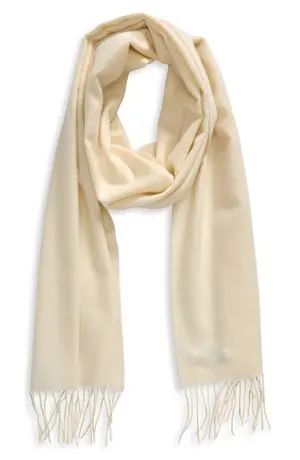 Johnstons Of Elgin Cashmere Fringe Scarf