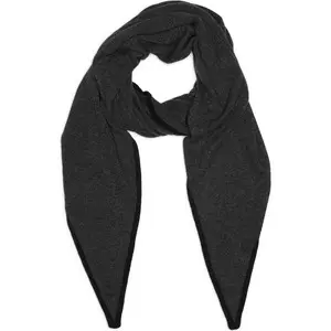 Johnstons Of Elgin Gauzy Cashmere Fringe Scarf - Charcoal/black