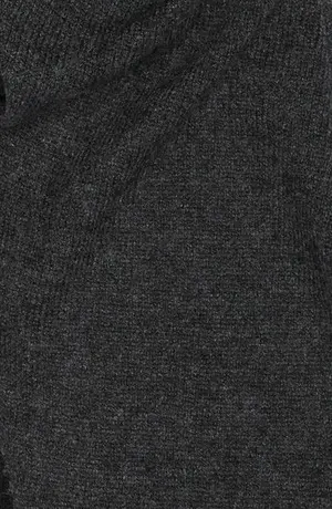 Johnstons Of Elgin Gauzy Cashmere Fringe Scarf - Charcoal/black