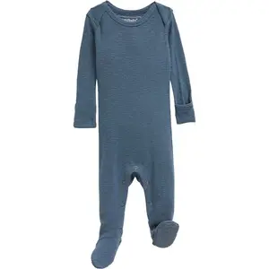 L'OVEDBABY Organic Cotton Pointelle Footie - Dolphin