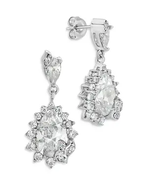 Sterling Forever Sienna Stud Earrings - Silver