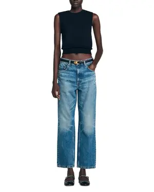 Sandro Emie Sleeveless Sweater