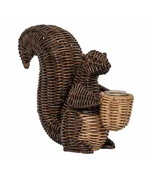 JULISKA Devon Squirrel Flameless Candle Holder - Willow
