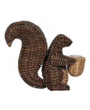JULISKA Devon Squirrel Flameless Candle Holder