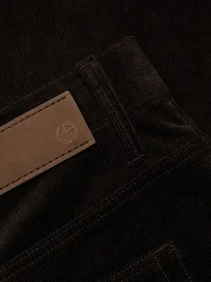 Giorgio Armani 5-pocket Corduroy Pants - Brown