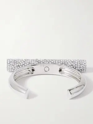 Alexander McQueen T-bar Crystal Cuff