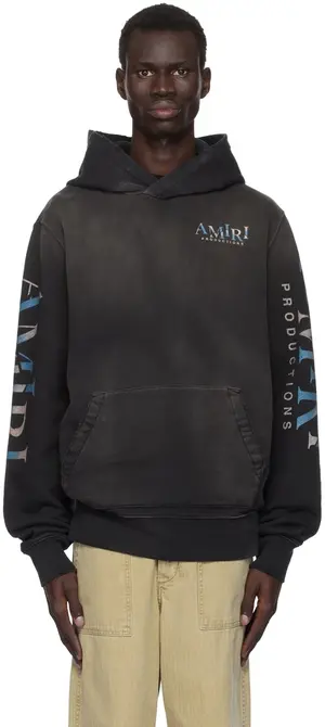 Amiri AMIRI Theatre Masks Hoodie - Black