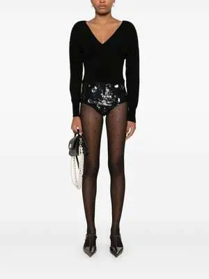 P.a.r.o.s.h Glow Mini Shorts - Black