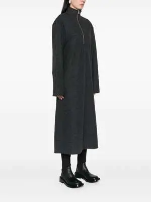 JIL SANDER Virgin Wool Midi Dress