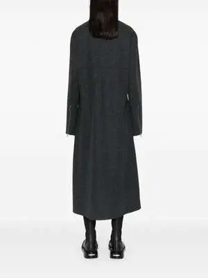 JIL SANDER Virgin Wool Midi Dress