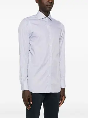 FINAMORE 1925 Striped Shirt - White