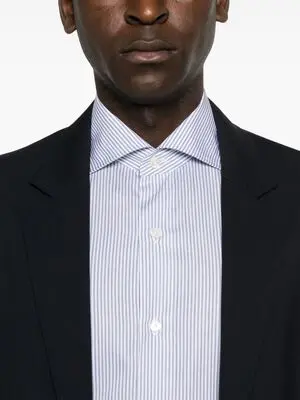 FINAMORE 1925 Striped Shirt - White