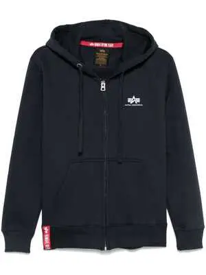 Alpha Industries Zip-up Hoodie - Blue