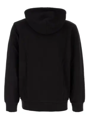 Carhartt Work In Progress Logo-embroidered Hoodie - Black