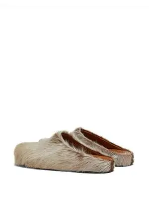 Marni Fussbet Sabot Slippers - Neutrals