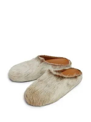 Marni Fussbet Sabot Slippers - Neutrals