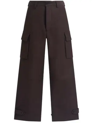 Marni Cotton Cargo Pants - Brown