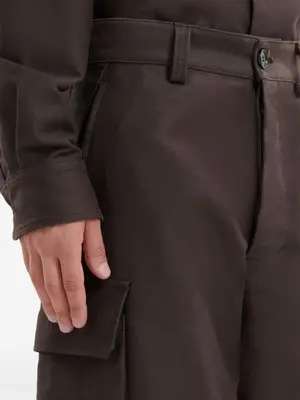 Marni Cotton Cargo Pants - Brown