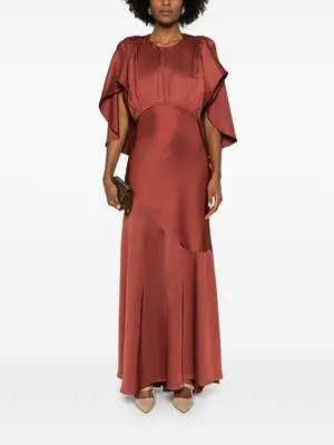 Zimmermann Cape-insert Maxi Dress