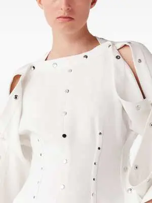 Stella McCartney Stud-embellished Midi Dress
