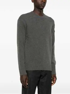 Moncler Logo-patch Sweater - Grey
