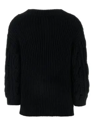 Valentino Garavani Cable Knit Wool Sweater
