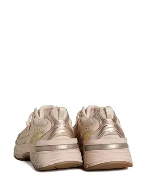 GOLDEN GOOSE Lightstar Leather Sneakers - Pink