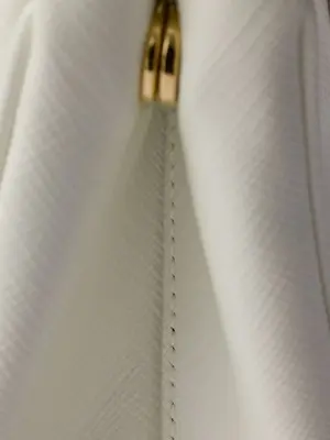 Prada Mini Galleria Leather Tote Bag - White
