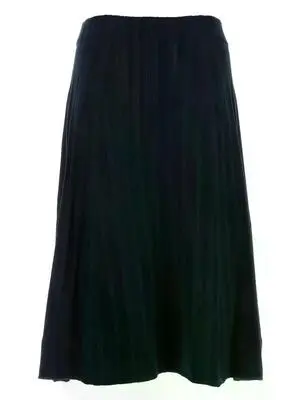 Co Silk A-line Skirt - Blue