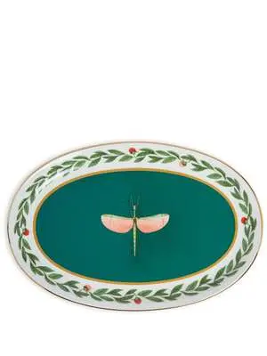 La DoubleJ Libellula Oval Platter - White