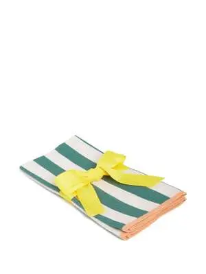 La DoubleJ Large Riviera Napkins - Green
