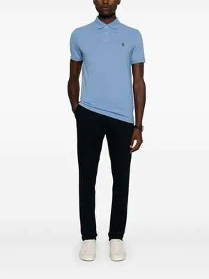 Polo Ralph Lauren Polo Pony-embroidered Polo Shirt - Blue
