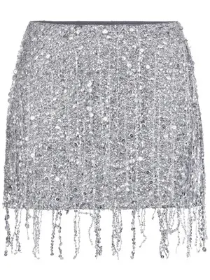 ELISABETTA FRANCHI Elisabetta Franchi Sequin-Embellished Mini Skirt